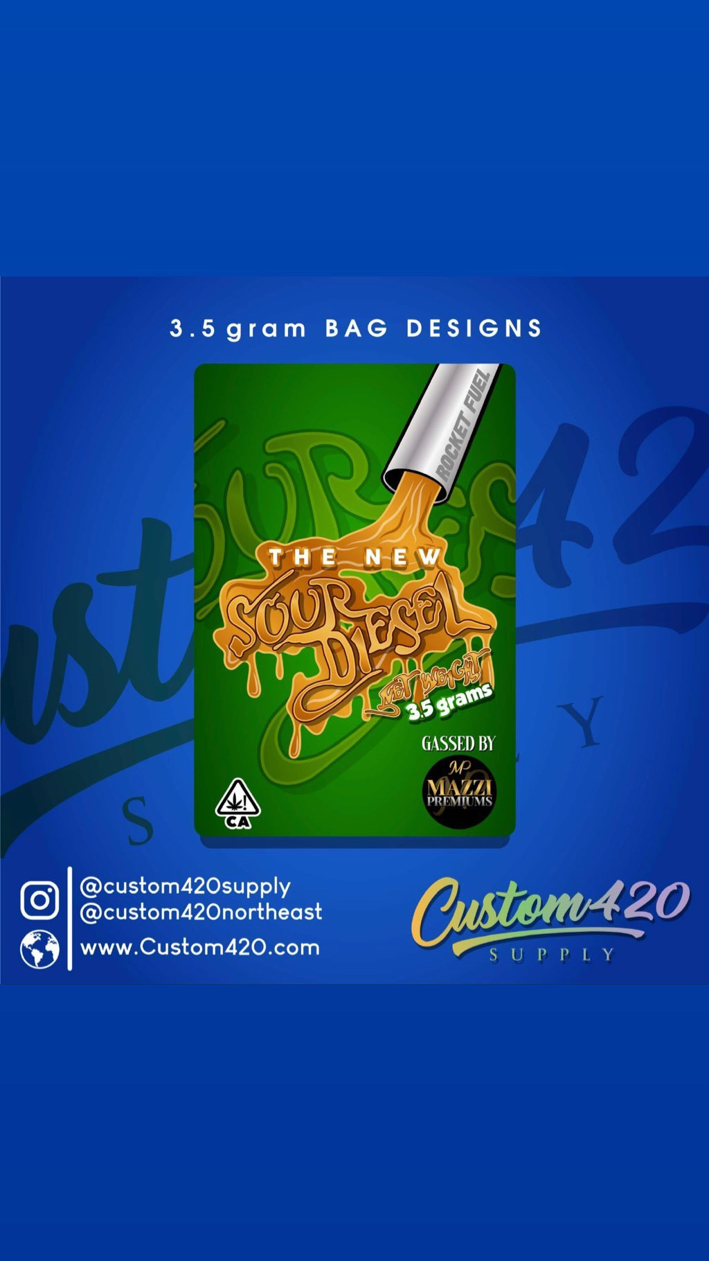 Cannabis Packaging Design - Custom 420 Supply - Custom Cannabis Packaging