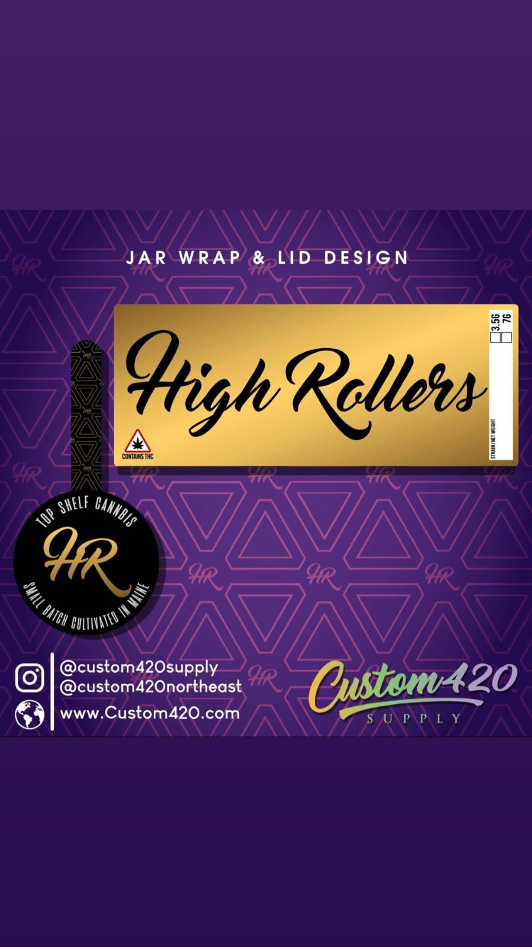 Cannabis Packaging Design - Custom 420 Supply - Custom Cannabis Packaging