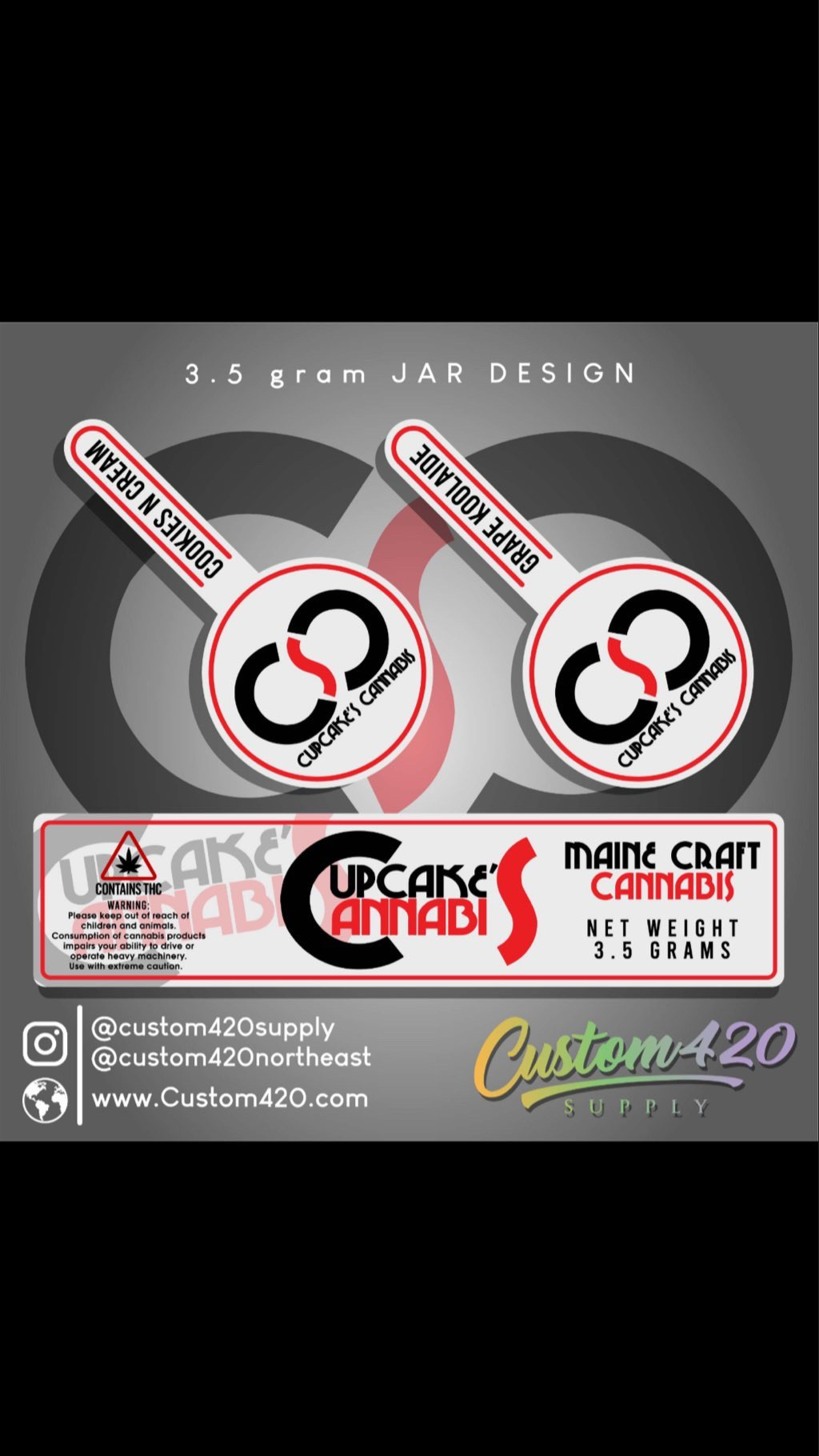 Cannabis Packaging Design - Custom 420 Supply - Custom Cannabis Packaging